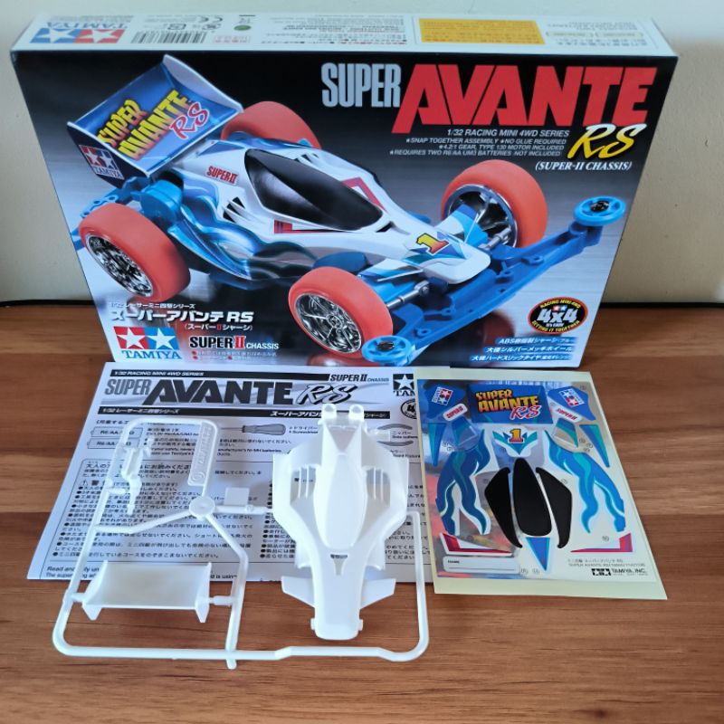 Jual Tamiya 18065 Body Super Avante RS Original + Decal + Box | Shopee ...
