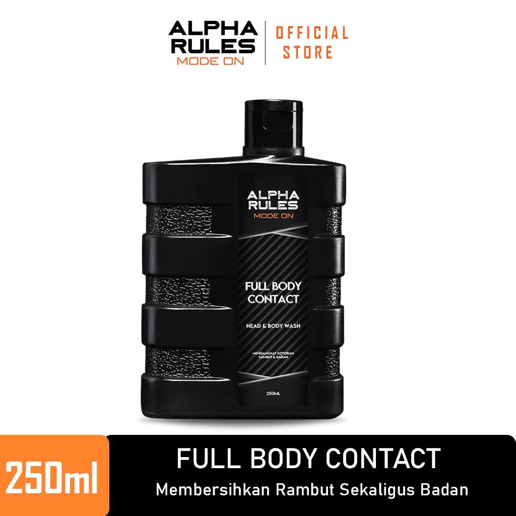 Jual Alpha Rules Full Body Contact 250ml Sabun Mandi Dan Shampoo ...