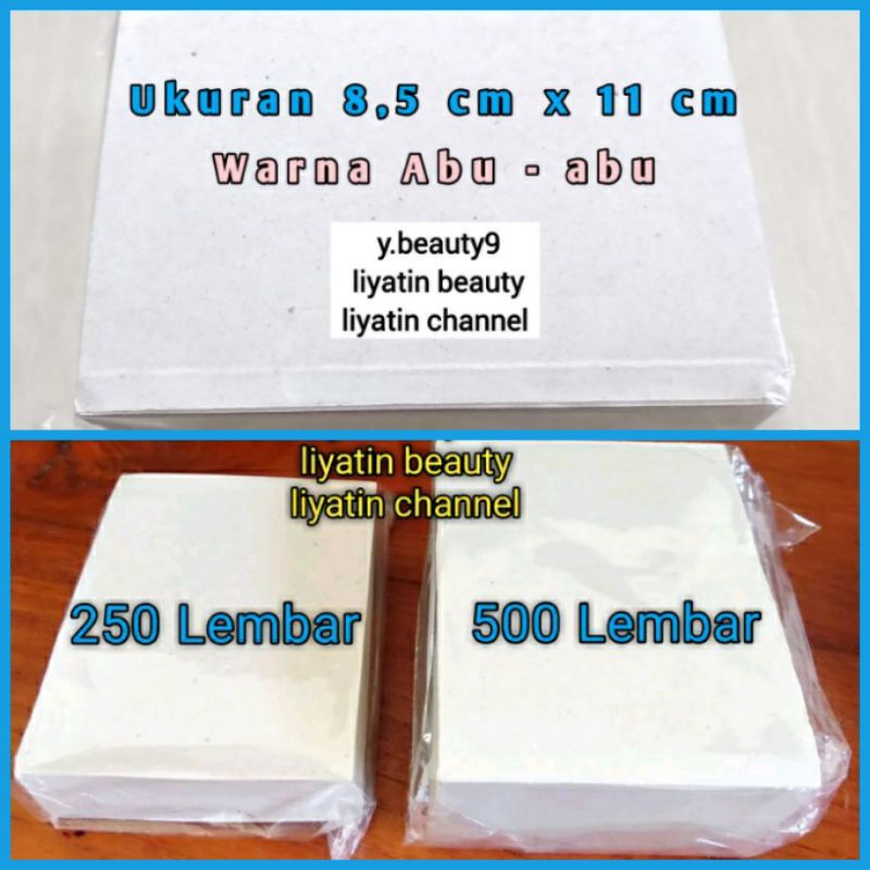 Jual Kertas Puyer Obat (L) Isi 100 lembar Kertas Buram Perkamen Kertas ...