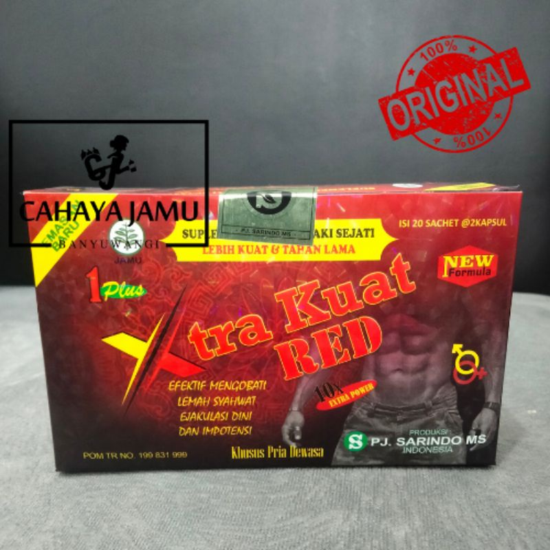 Jual Xtra Kuat Red Kapsul kuat isi 20 sachet | Shopee Indonesia