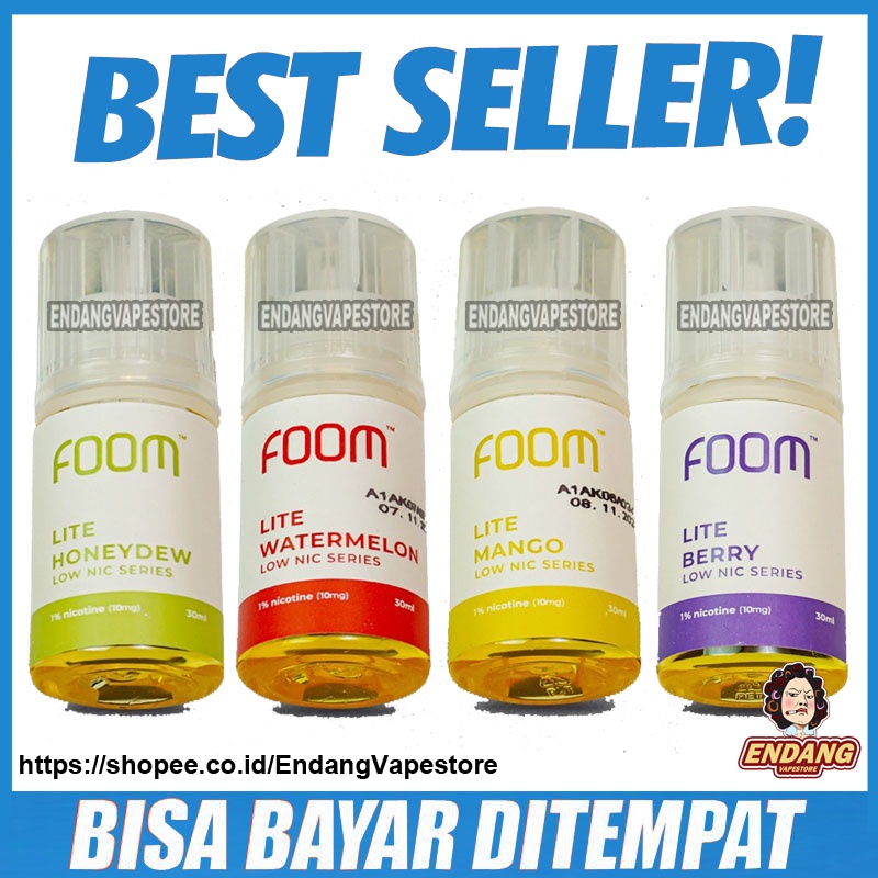 Jual Foom Lite Fruity Series Liquid Liquids Vapee Vapoor Salt Nic ...