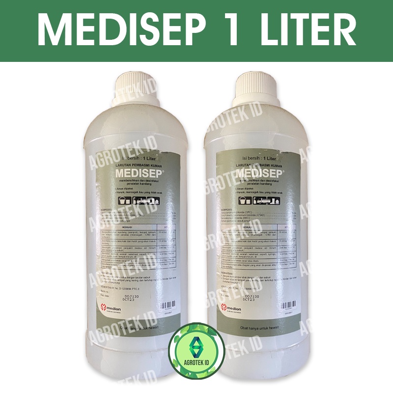 Jual MEDISEP Disinfektan Kandang Ternak 1 Liter | Shopee Indonesia