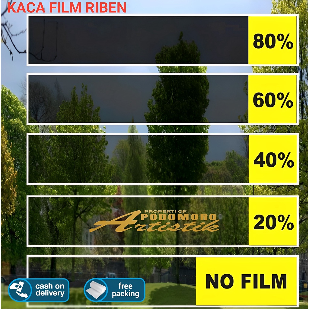 Jual KACA FILM RIBEN RAYBEN RYBEN HITAM ANTI GORES PREMIUM QUALITY ...