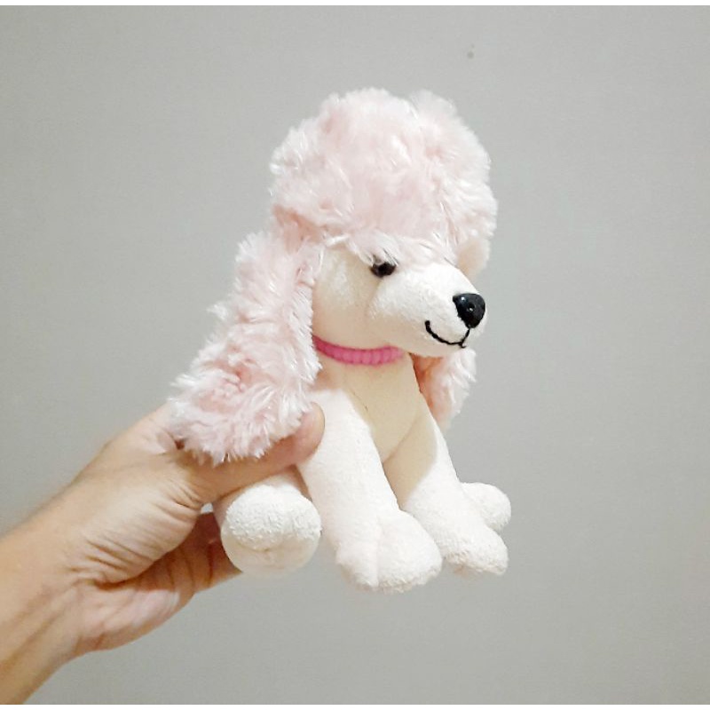 Jual Boneka Anjing Pudel Pink Soft Cantik Size 20 Cm/ Boneka Guguk ...