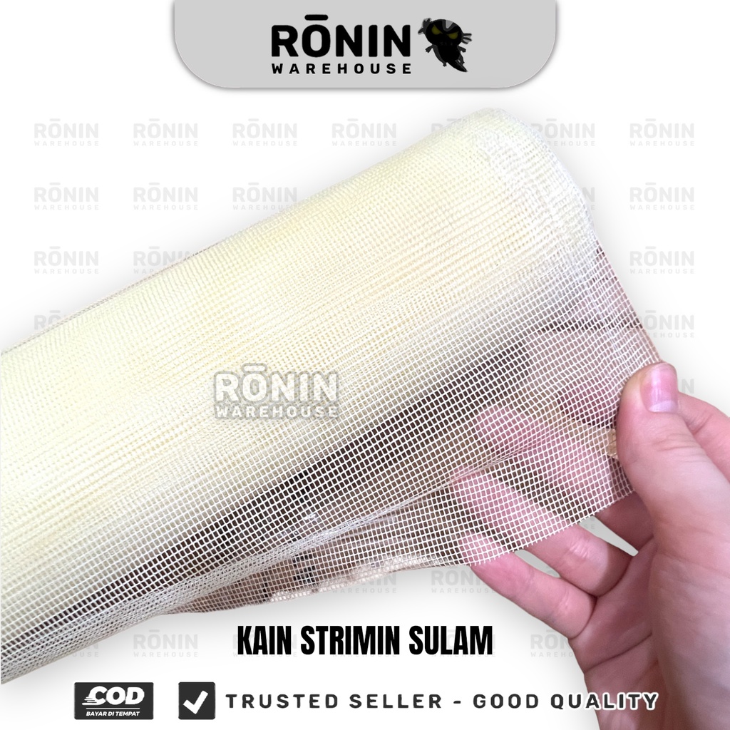 Jual Kain Setrimin 15 m Strimin Sulam Menyulam Plastik Kotak Besar Ronin | Shopee Indonesia