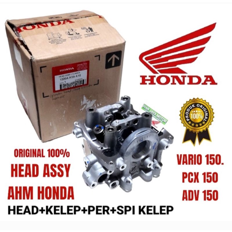 Jual Head Assy cylinder Blok AHM K59 Honda Vario 150 Pcx 150 Adv 150 ...