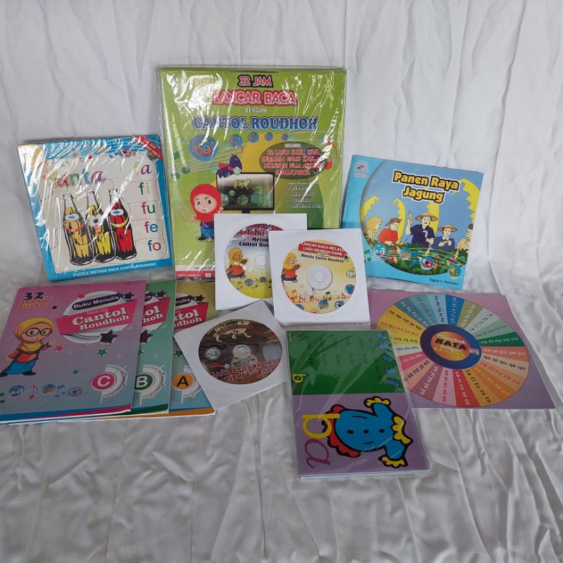 Jual PAKET MODUL BACA BALITA CANTOL ROUDHOH 32 JAM ANAK BISA BACA ...