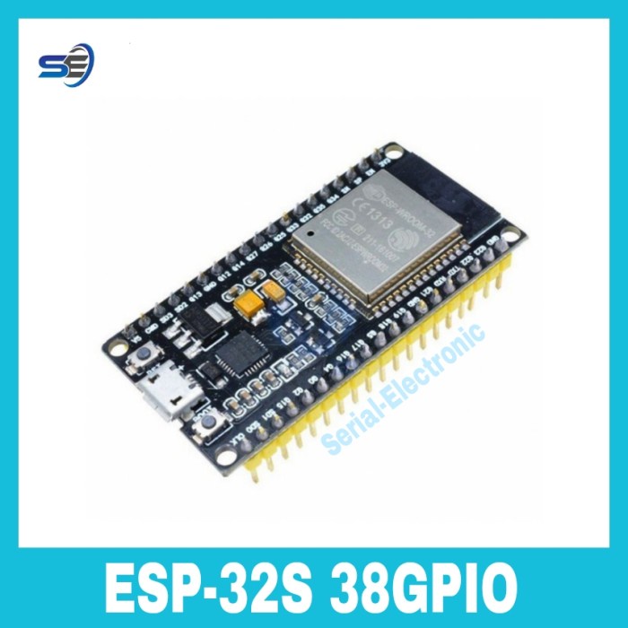 Jual ESP 32S 38 PIN GPIO ESP32 WIFI BLUETOOTH IoT ESP-32 WROOM 32 DEV ...