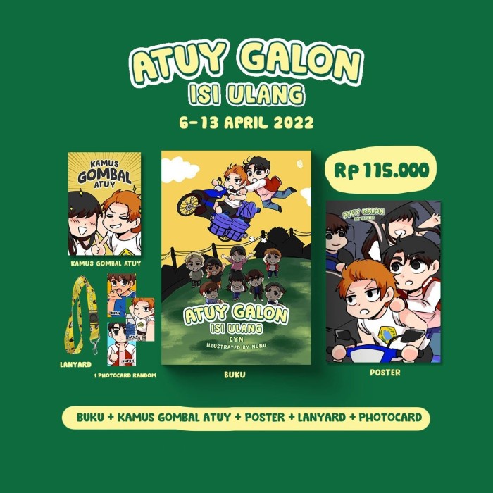 Jual KOMIK ATUY GALON ISI ULANG - CYN - BUKUNE (ORIGINAL) TERBARU ...