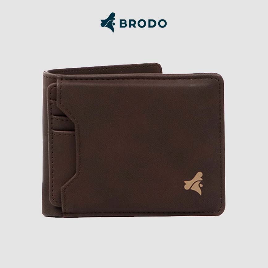 Jual Brodo - Dompet Leftscape Wallet Brown | Shopee Indonesia