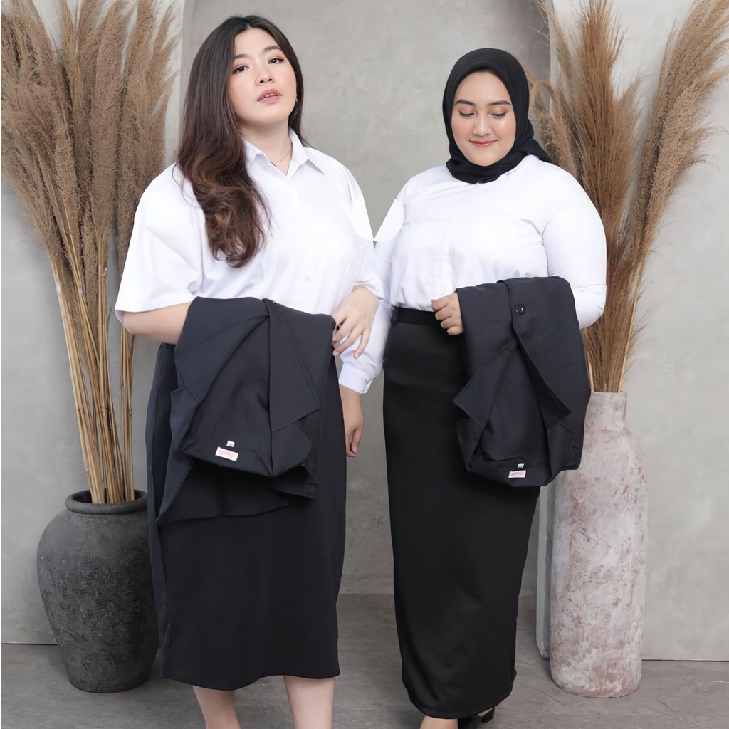 Jual RINIS - [BIG SIZE] Rok Kerja A Line Maxi Size S - L10 Premium ...