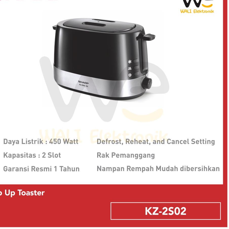 Jual Depan1 SHARP TOASTER KZ-2S02-BK / KZ2S02BK / KZ2S / TOASTER ...