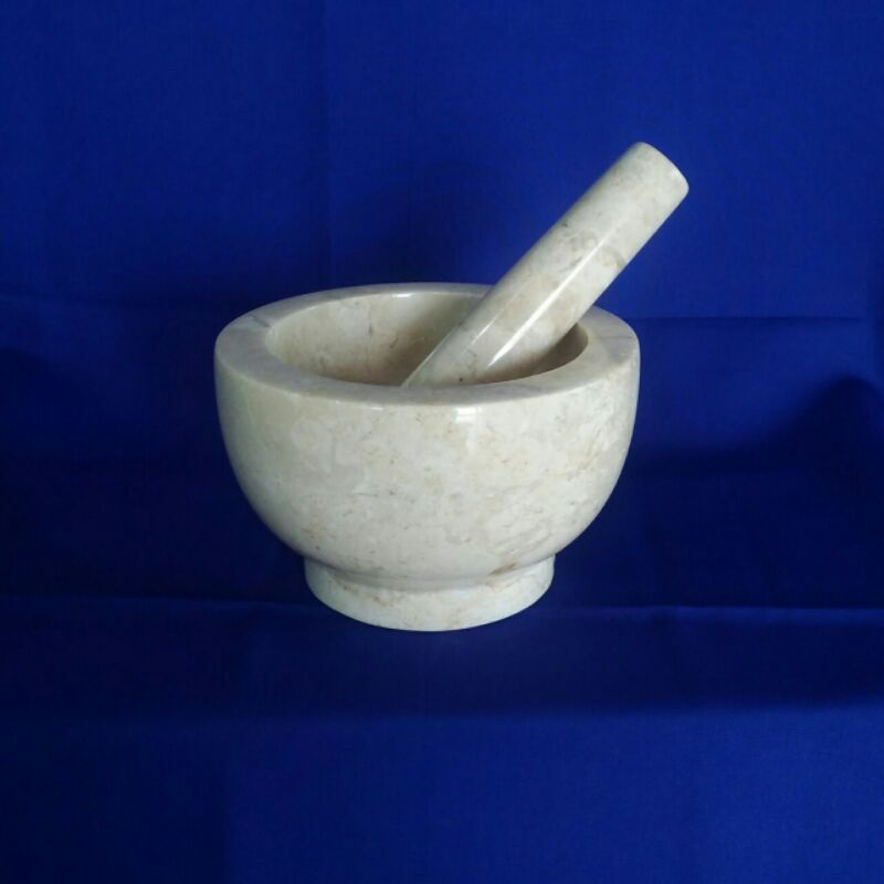 Jual Lumpang alu marmer Tumbukan obat Mini lesung Ulek Ulekan marmer ...