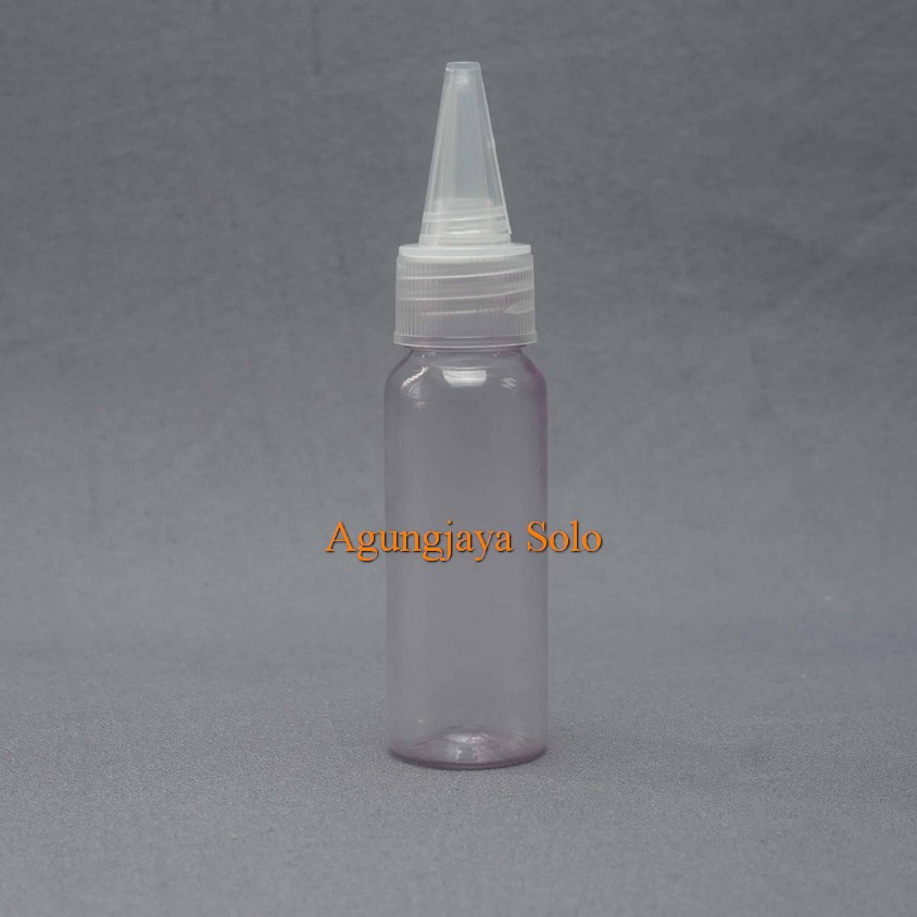 Jual Botol 20 ml Pet Br Ungu Muda Trans Tutup Kerucut Neck 18 / Botol Pet BR / Botol Kosmetik BR ...