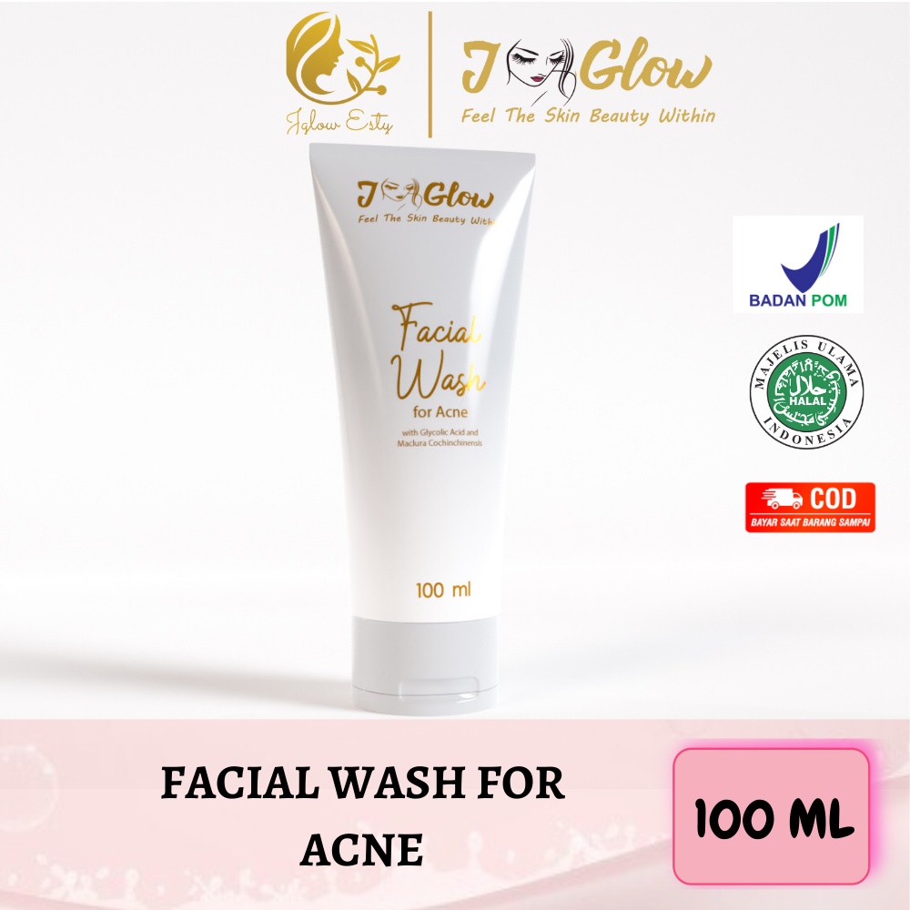 Jual Jglow Facial Cleanser Acne | Pencuci Muka Untuk Perawatan Kulit ...
