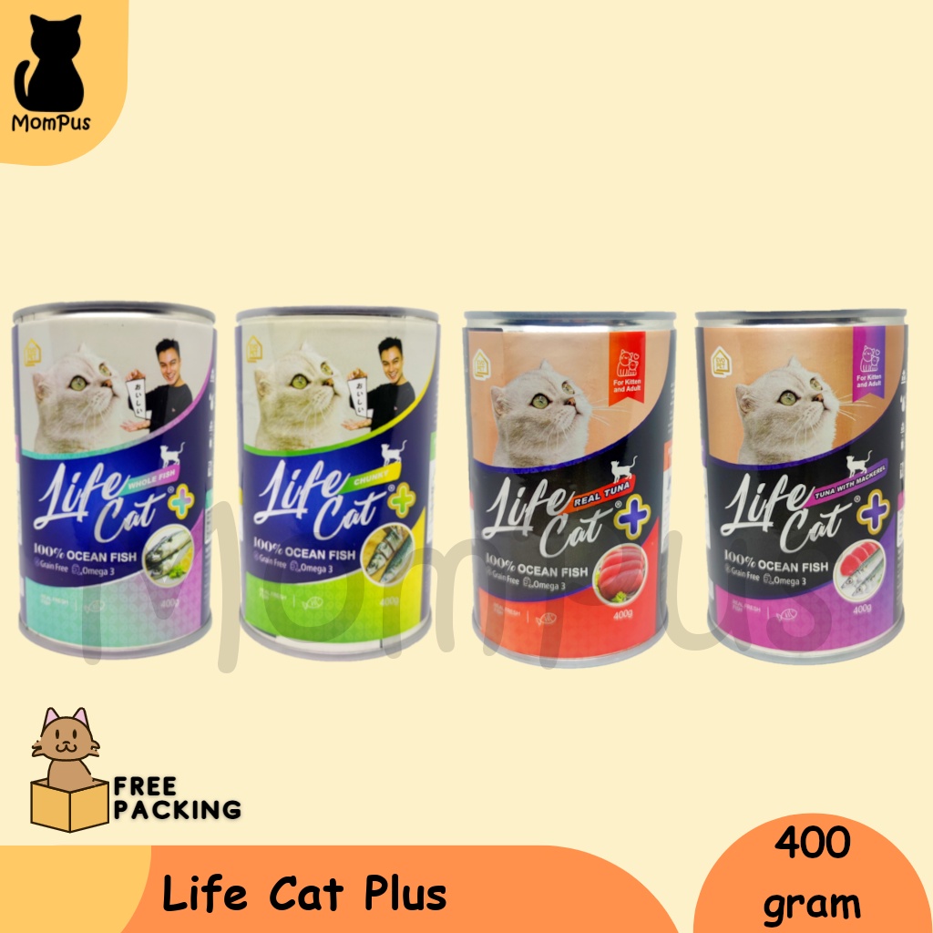 Jual Life Cat Plus Kaleng KITTEN ADULT 400gr Whole Fish / Chunky / Real ...