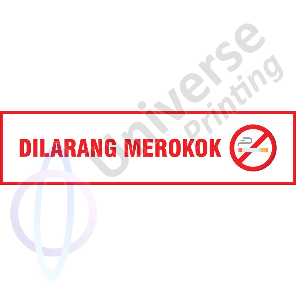 Jual Cetak Spanduk DILARANG MEROKOK Banner MMT | Shopee Indonesia