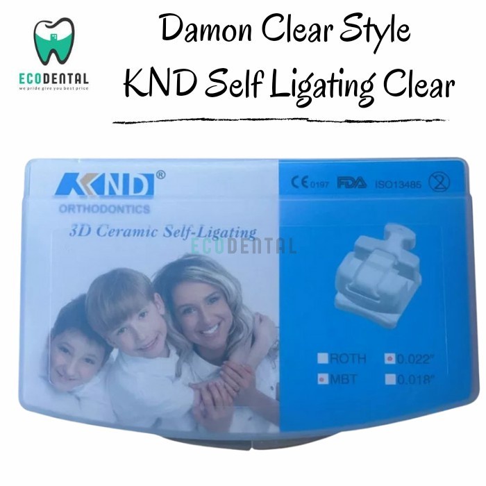 Jual Damon Clear Style KND Self Ligating Transparan Bracket Premium ...