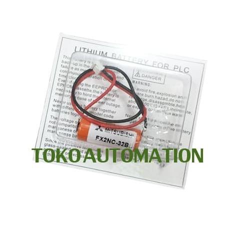 Jual FX2NC-32BL battery FX2NC32BL fx2n c32bl plc lithium baterai PF66 ...