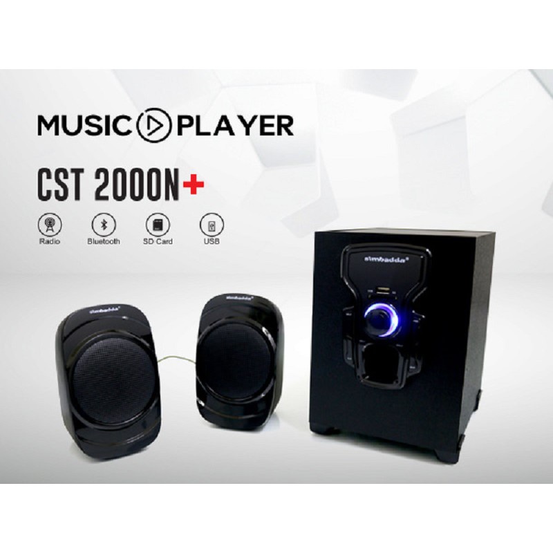 Jual SPEAKER SIMBADDA CST 2000N plus BLUETOOTH - AUX - RADIO - USB ...