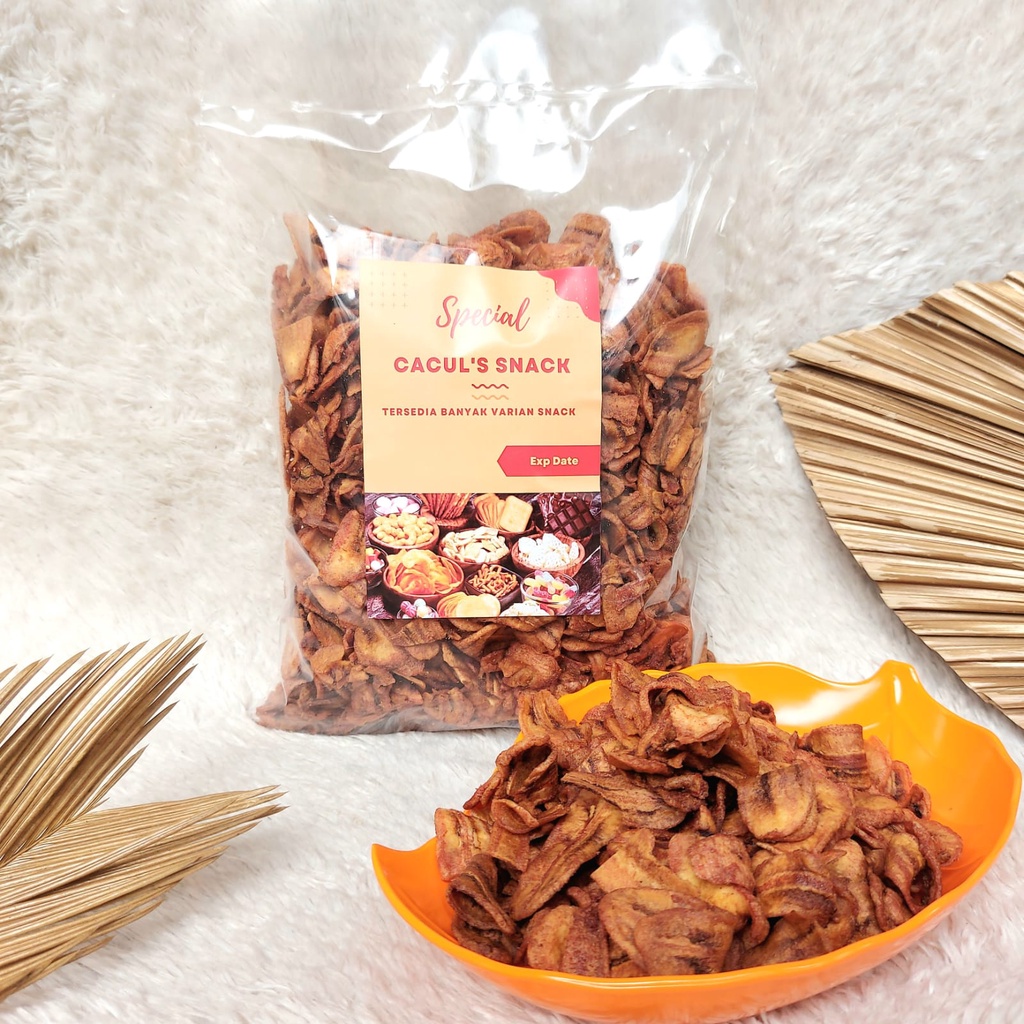 Jual 1kg Sale Pisang Oven Special Caculs Snack Makanan Ringan Jajanan ...
