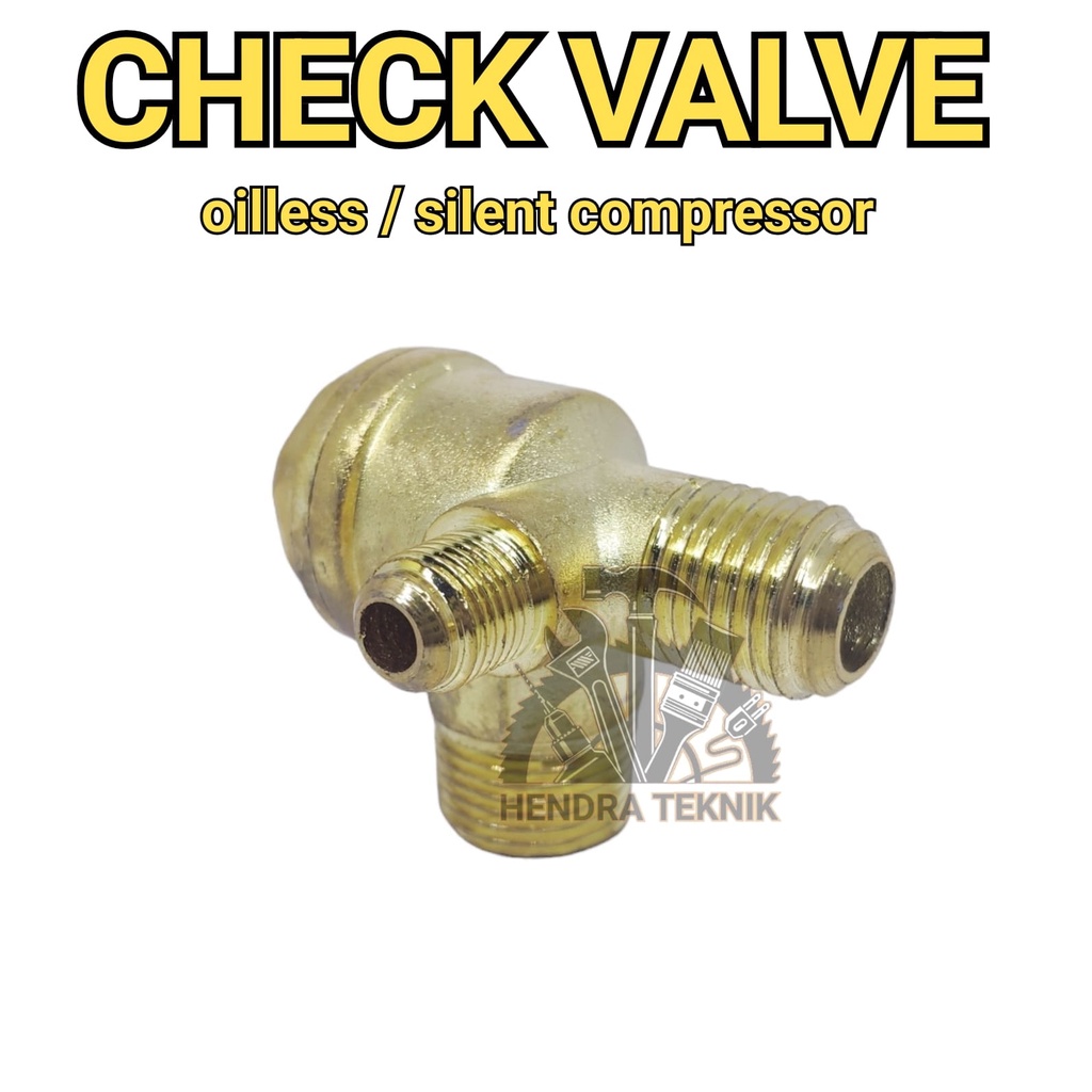 Jual CHECK VALVE COMPRESSOR SILENT NON RETURN COMPRESSOR OILLESS ...