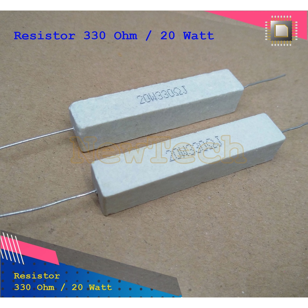 Jual Resistor 330 Ohm 330R 20Watt 20W 20 Watt Putih | Shopee Indonesia