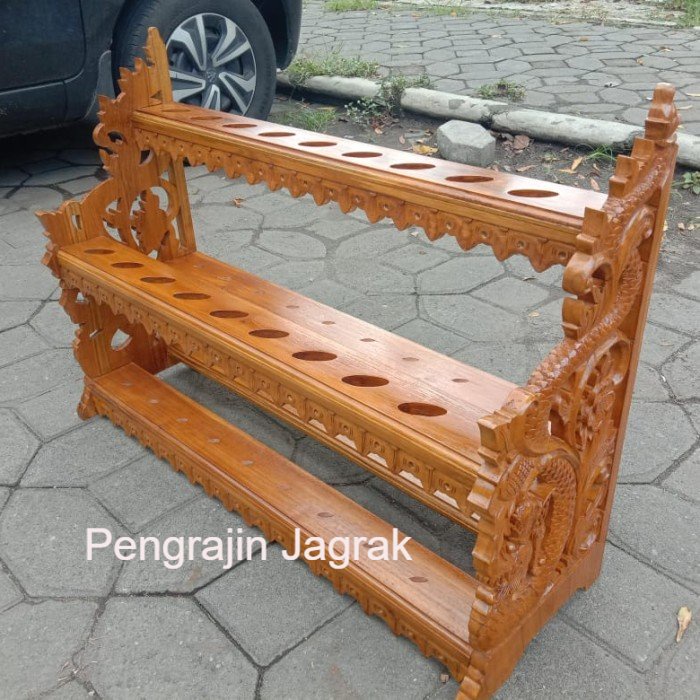 Jual Jagrak Tempat Keris Isi 18 Ukiran Naga Alusan A102 PJ7878 | Shopee ...