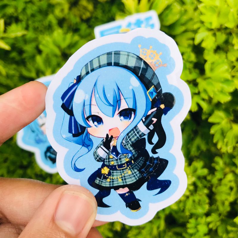 Jual Stiker Hoshimachi Suisei Hololive Chibi Kawaii Character Sticker ...