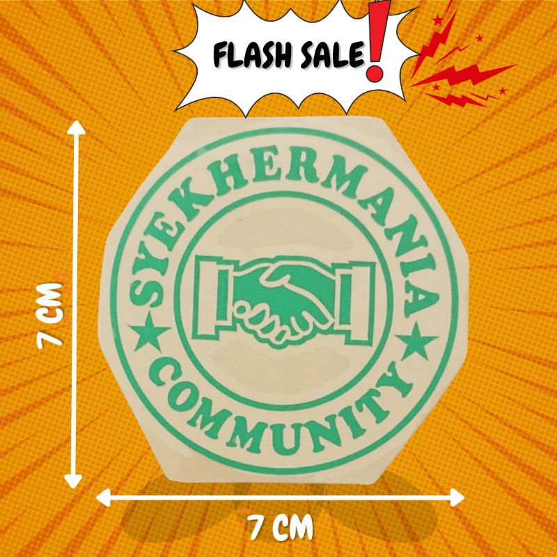 Jual STIKER SYEKHERMANIA / STIKER CUTTING SYEKHERMANIA MURAH ...