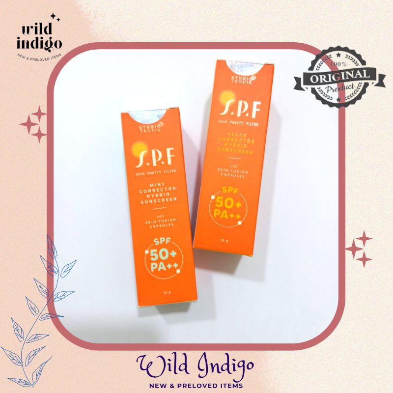 Jual Studio Tropik SPF 50+ PA++ - Skin Pretty Filter 15gr | Shopee ...