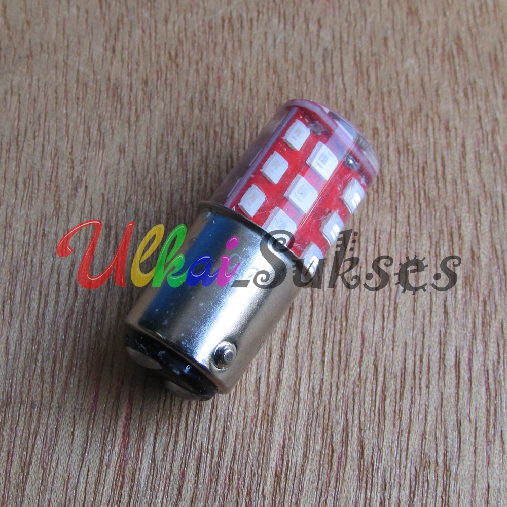 Jual Lampu Rem Motor LED Atau Lampu Stop Strobo Jelly 18 Mata LED 2 ...
