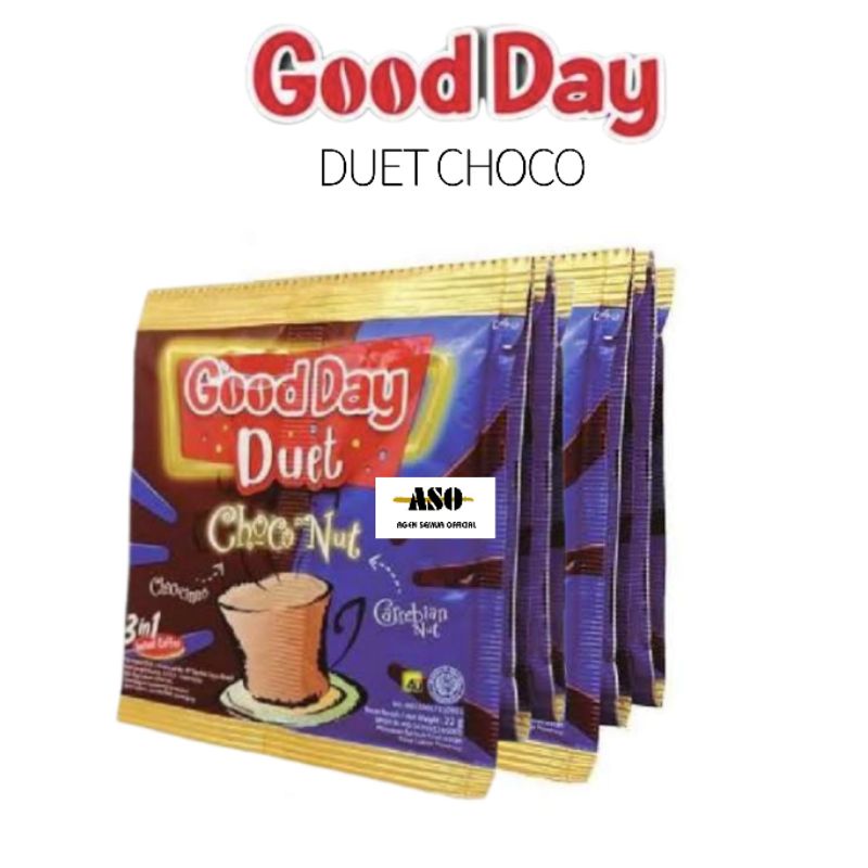 Jual Kopi GOOD DAY DUET 3in1 sachet 22 gram RENCENG ( ISI 10 ) | Shopee ...