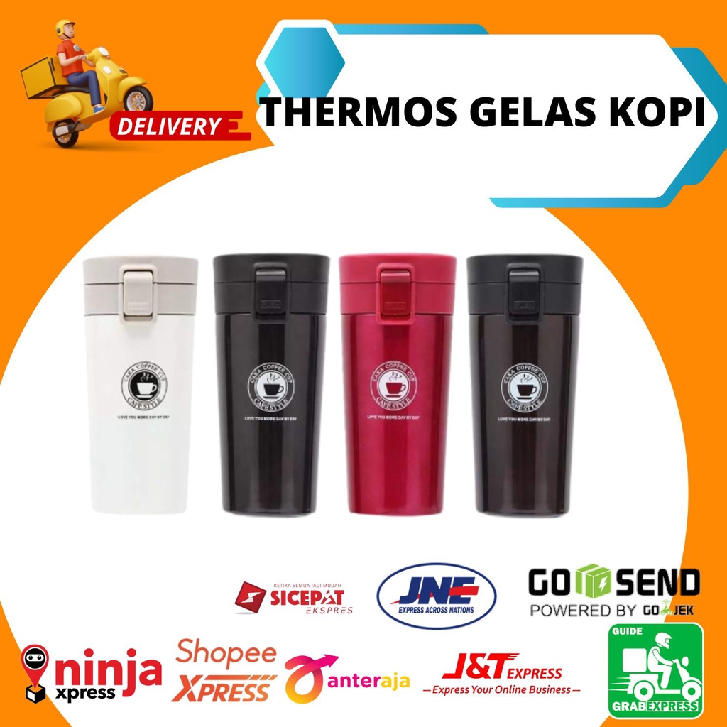 Jual TERMOS GELAS KOPI/ TERMOS KOPI PRAKTIS MINI /RAINBOW / GELAS KOPI ...