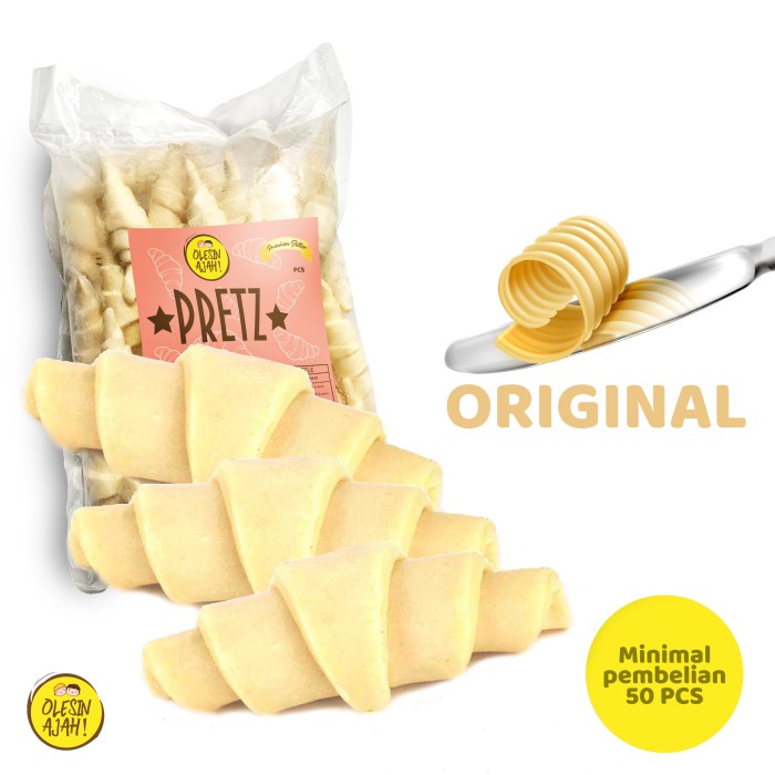 Jual Past Croffle - Croissant Dough Frozen 30 - 35Gr Isi 50 Pcs ...