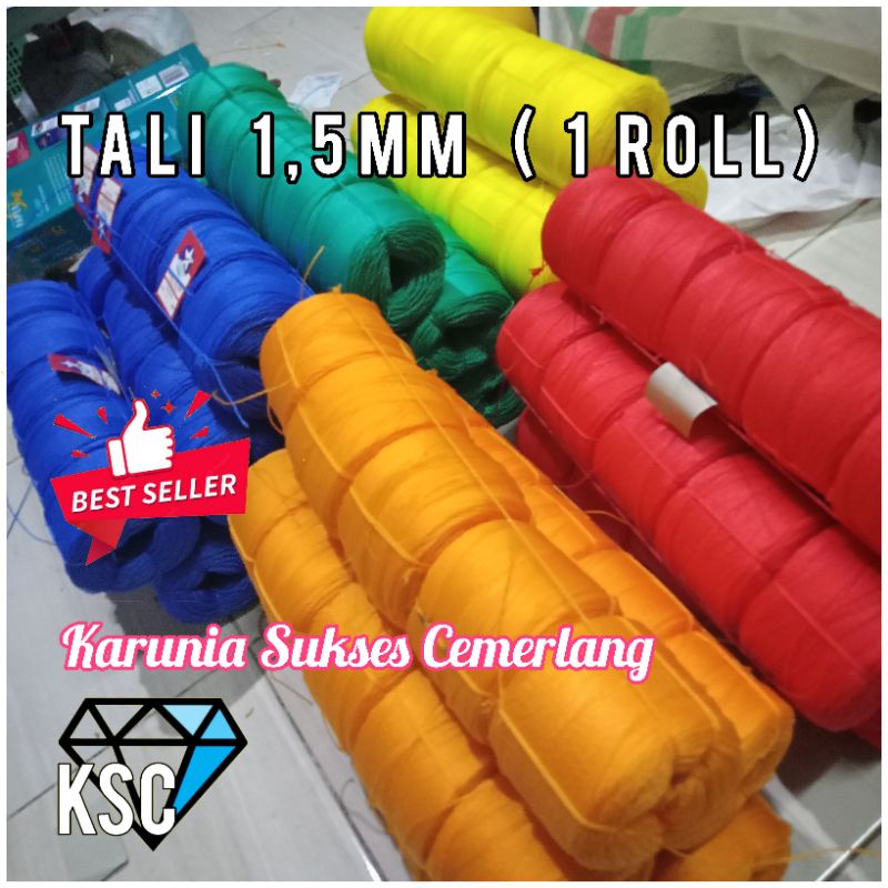 Jual TALI 1,5MM / TAMBANG 1,5MM / TALI TAMBANG KECIL / TALI PLASTIK KECIL / TALI LATO LATO ...