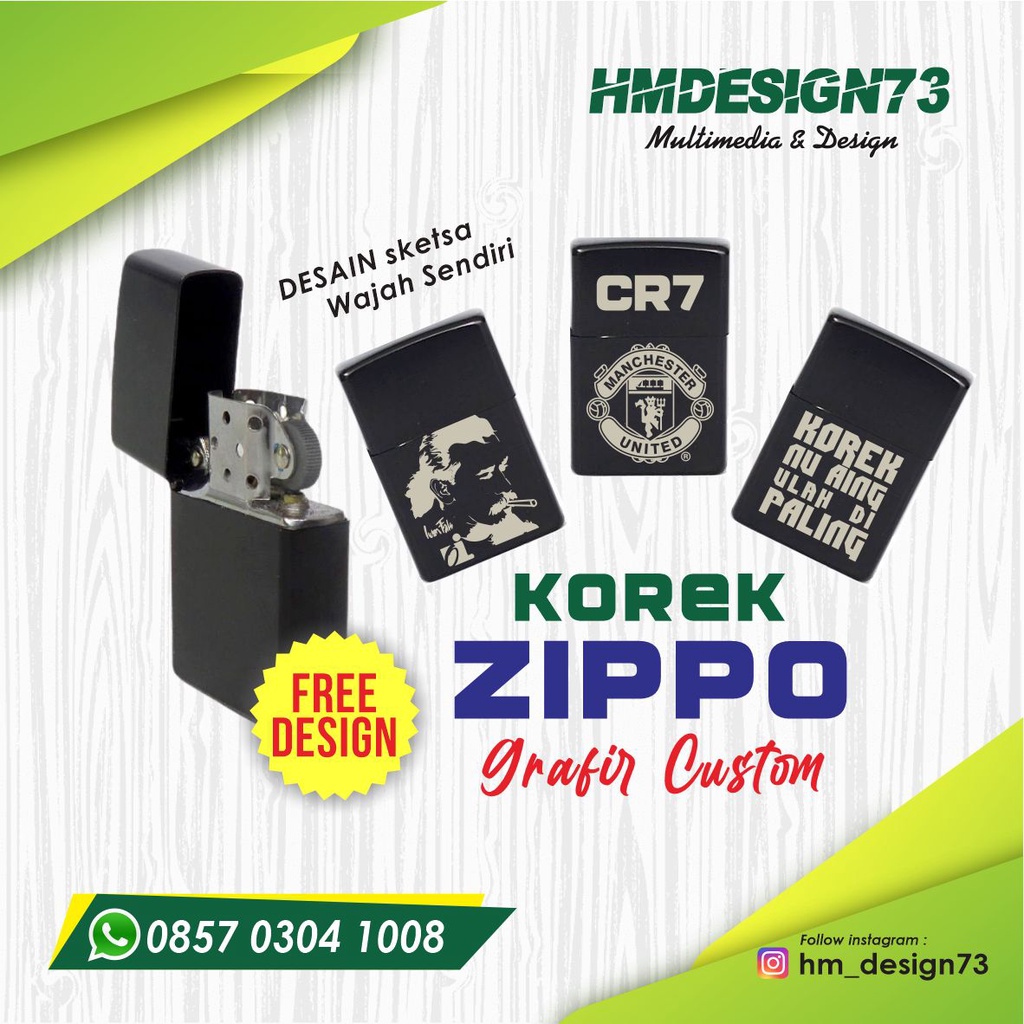 Jual KOREK ZIPPO ( LASER GRAFIR UKIR ) | Shopee Indonesia