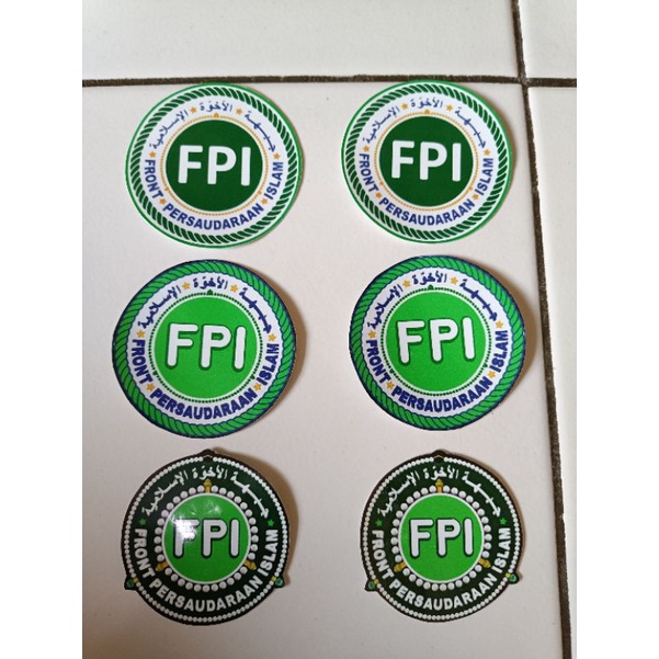 Jual Stiker Ormas FPI / front persaudaraan islam terbaru cutting ...