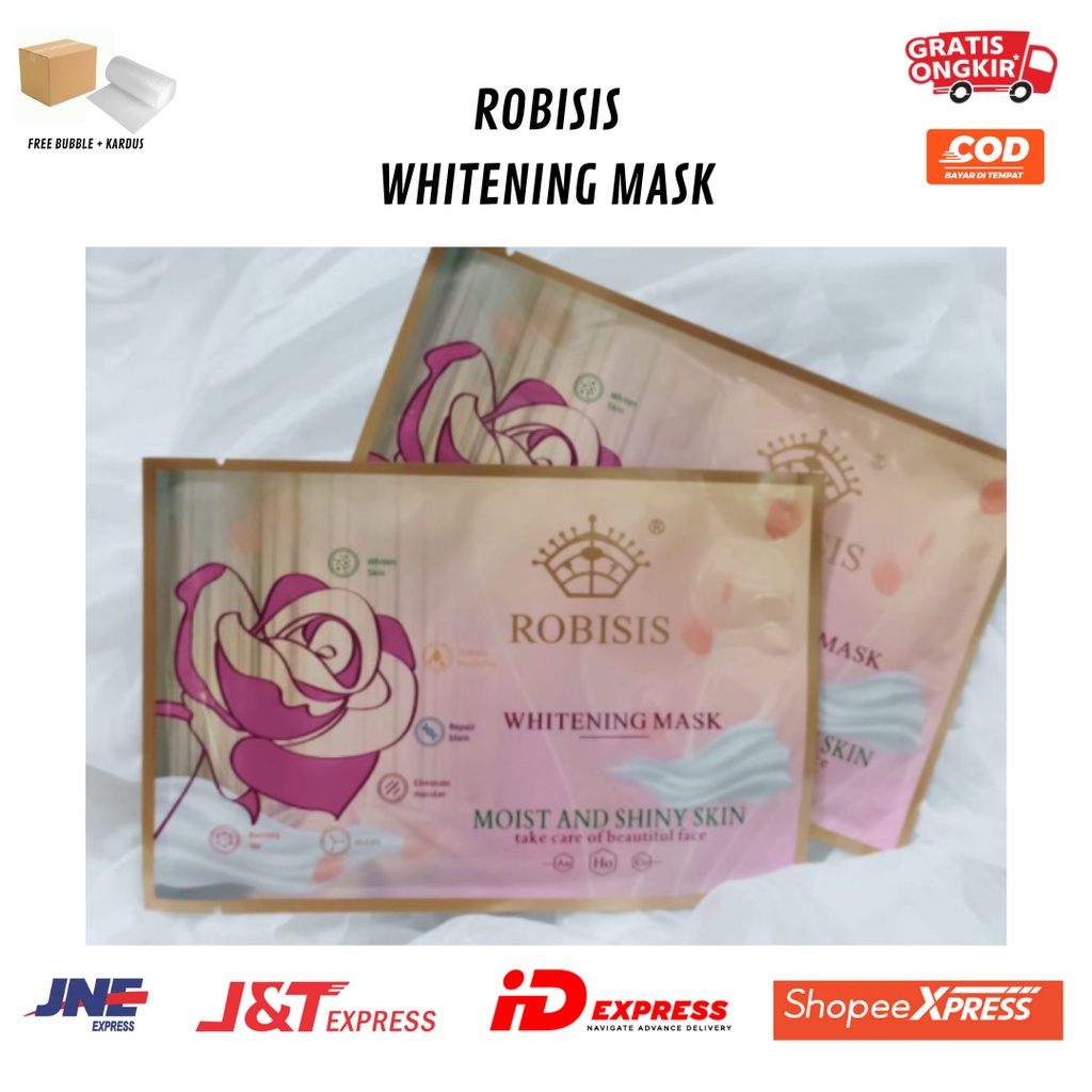 Jual Masker Wajah Pemutih Wajah Robisis Original 30 ML Menjadikan Wajah ...