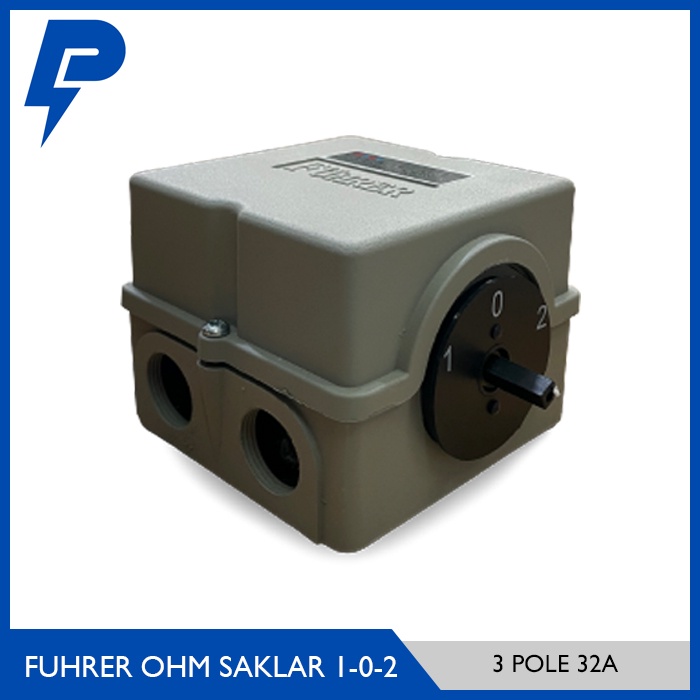 Jual FUHRER Ohm Saklar 3 Pole 32A I-0-II Cam Starter / Change Over ...