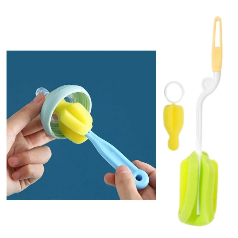 Jual SPONGE PEMBERSIH BOTOL 2 IN 1 BOTOL DOT EMPENG | SPONGE CLEANSER ...