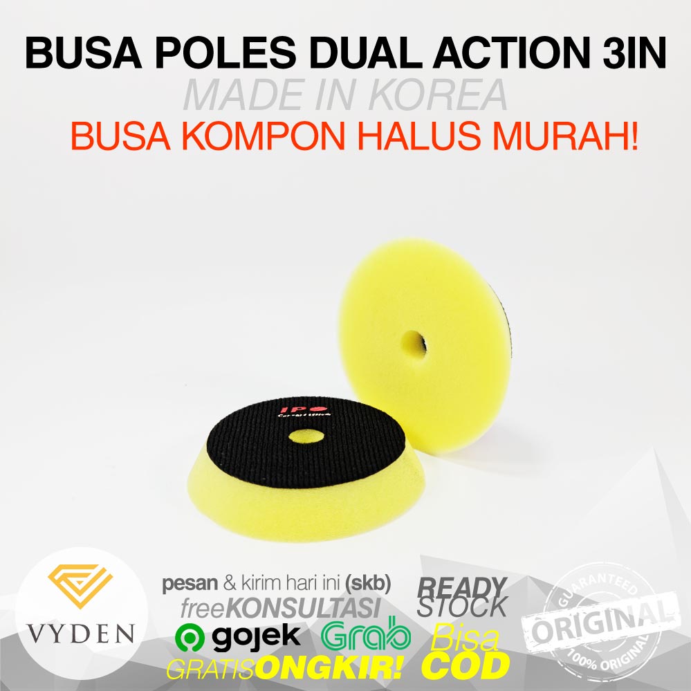 Jual IPO Yellow Polishing Thin Pad 3 inch Kompon Halus Busa Polish ...
