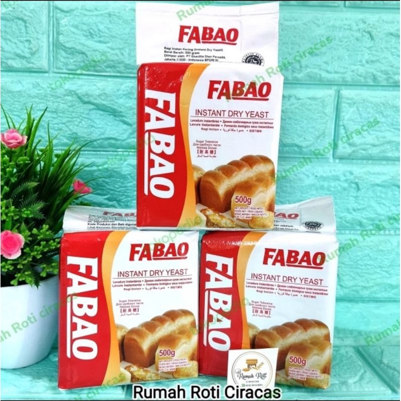 Jual FABAO YEAST RAGI DRY PENGEMBANG ROTI INSTANT KERING | Shopee Indonesia