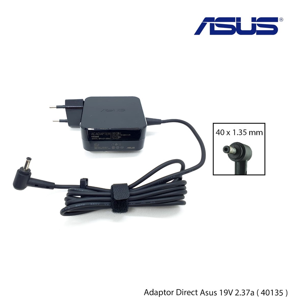 Jual Adaptor Asus 19V - 2,37A Original Charger Laptop Connector Zise 4.0 x 1.35mm - 00437 ...