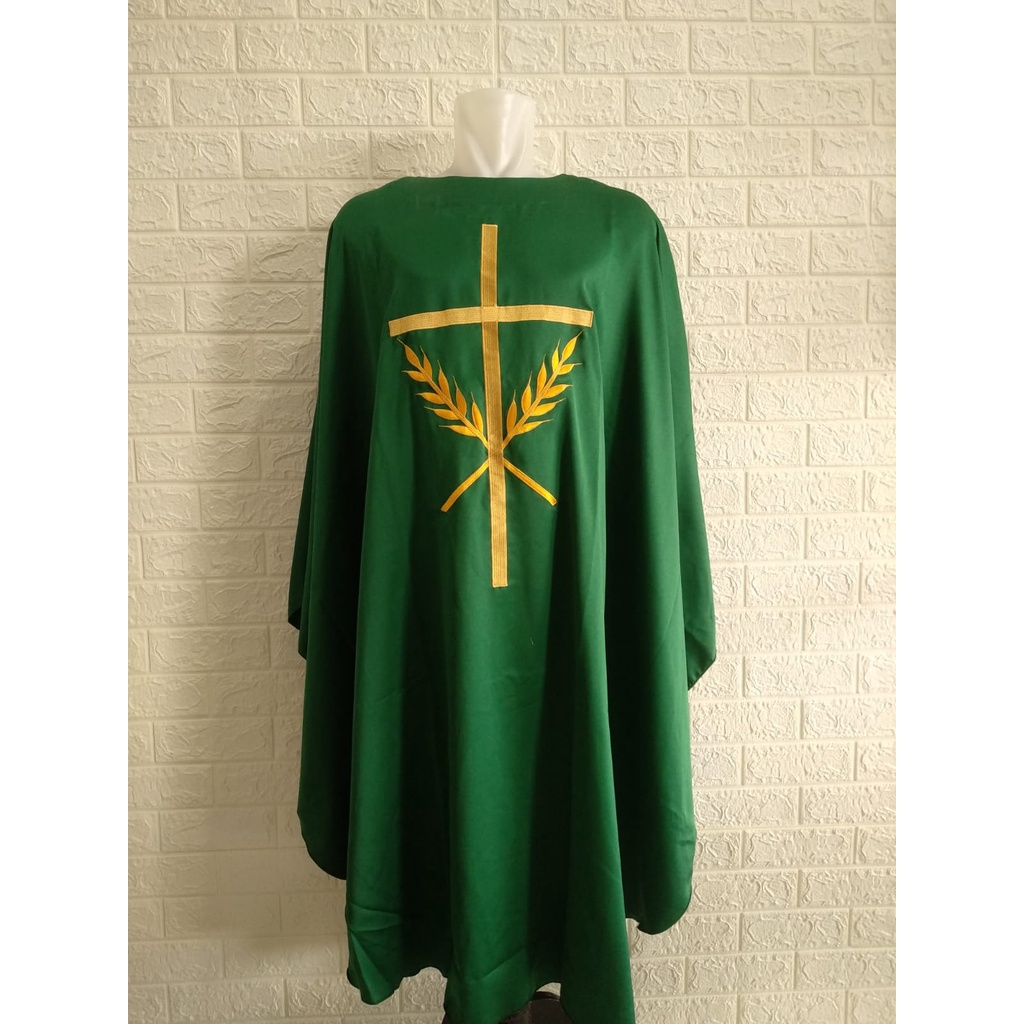Jual Jubah Pastor/Jubah Imam Katolik/Kasula 015 Bordir Velvet/Priest ...