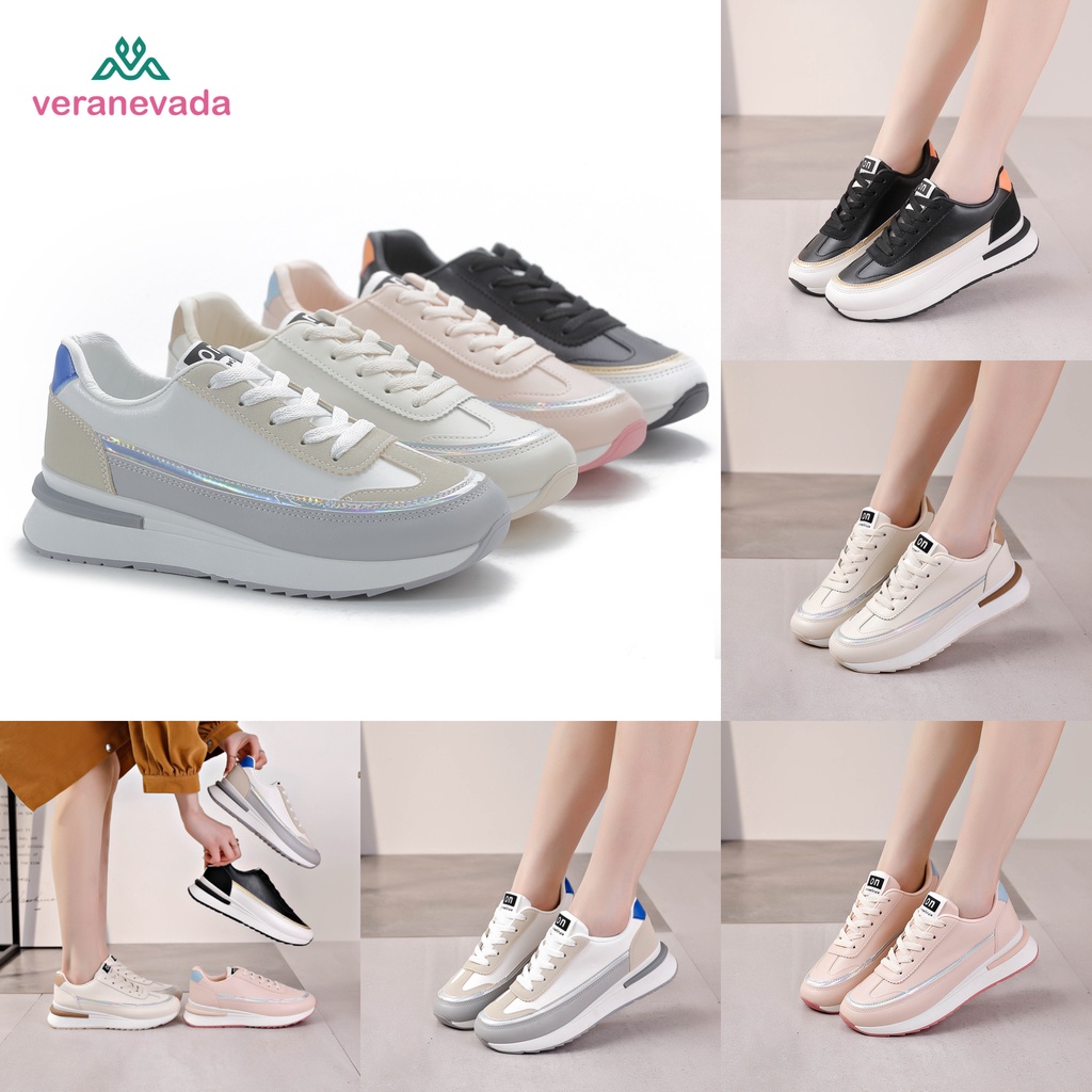 Jual Vera Nevada Sepatu Sneakers Wanita Sport Shoes 678 | Shopee Indonesia
