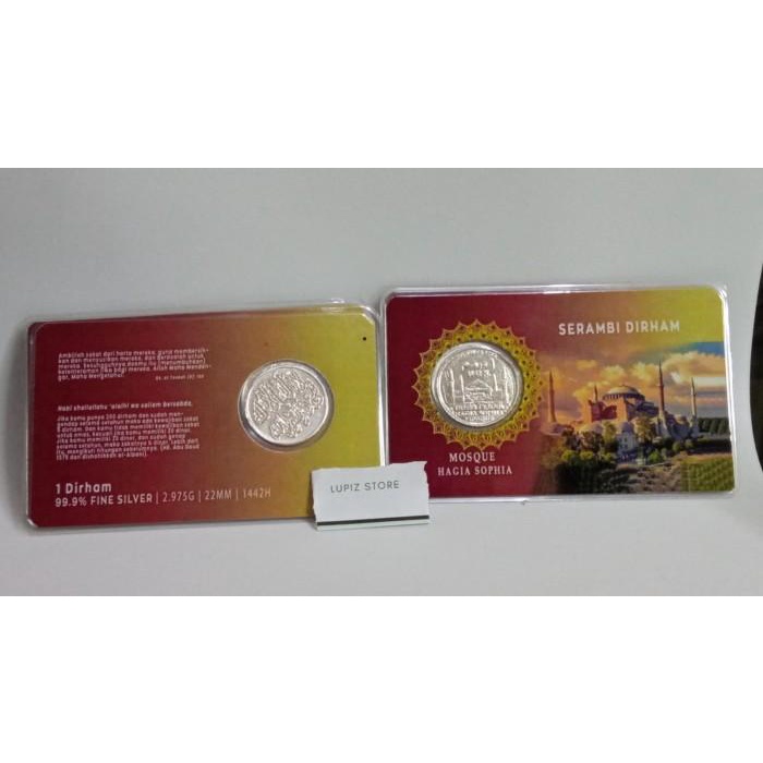 Jual Koin Perak 1 Dirham Masjid Hagia Sophia Turki |Serambi Dirham ...