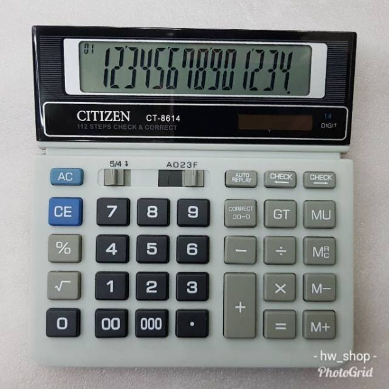Jual kalkulator citizen ct 8614 14 digit super murah | Shopee Indonesia