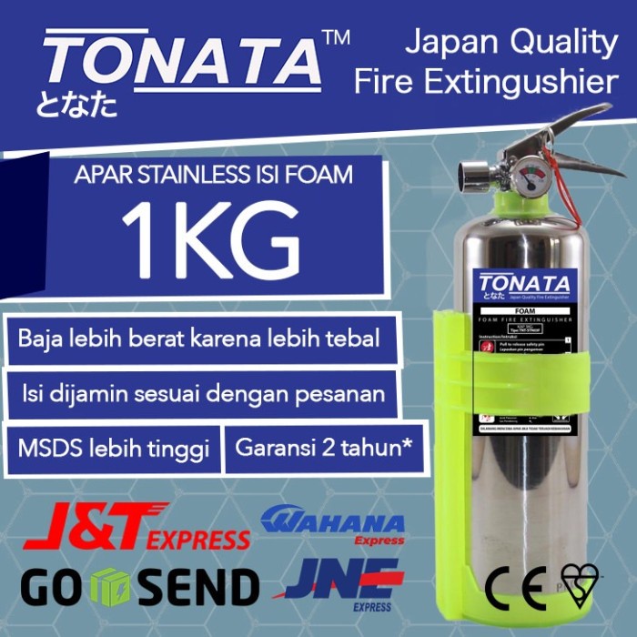 Jual Produk Terbaik] Stainless APAR 1KG FOAM TONATA / Set Komplit ...