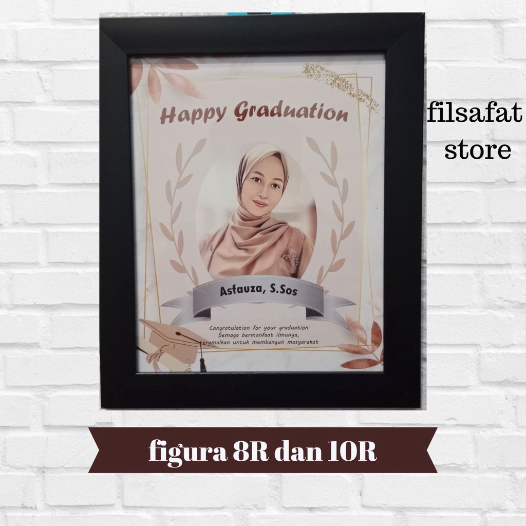 Jual Cetak foto costum dan bingkai media Figura ukuran 8R 10R | Shopee Indonesia